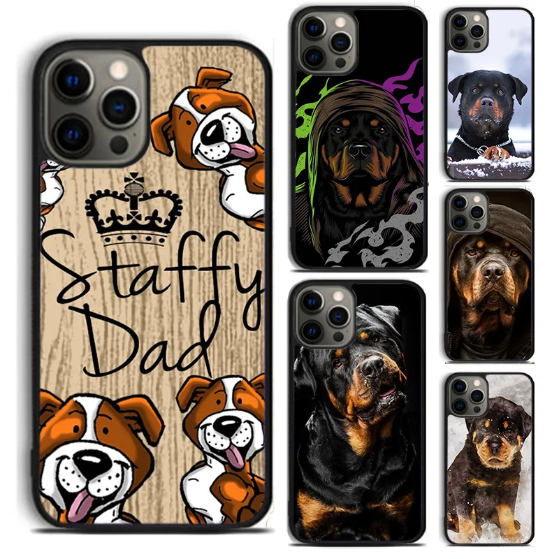 Rottweiler funda de perro para teléfono móvil, carcasa para iPhone 14 5 ...