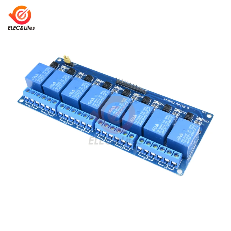 Electrical Equipment & Supplies Business & Industrial Relays 5V Eight 2/8 Channel Relay Module ...