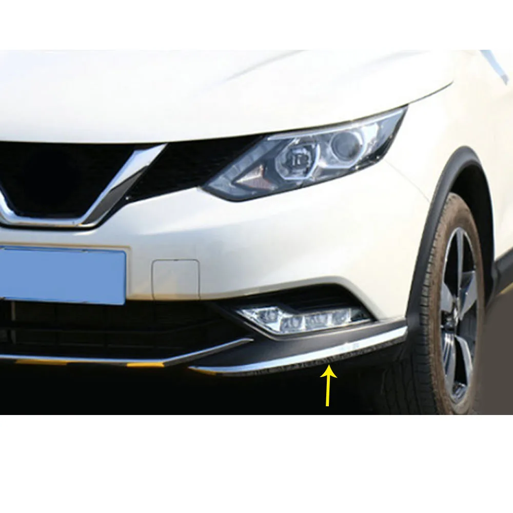 For Nissan Qashqai J11 2014 2015 2016 2017 ABS Chromed Front Bumper ...