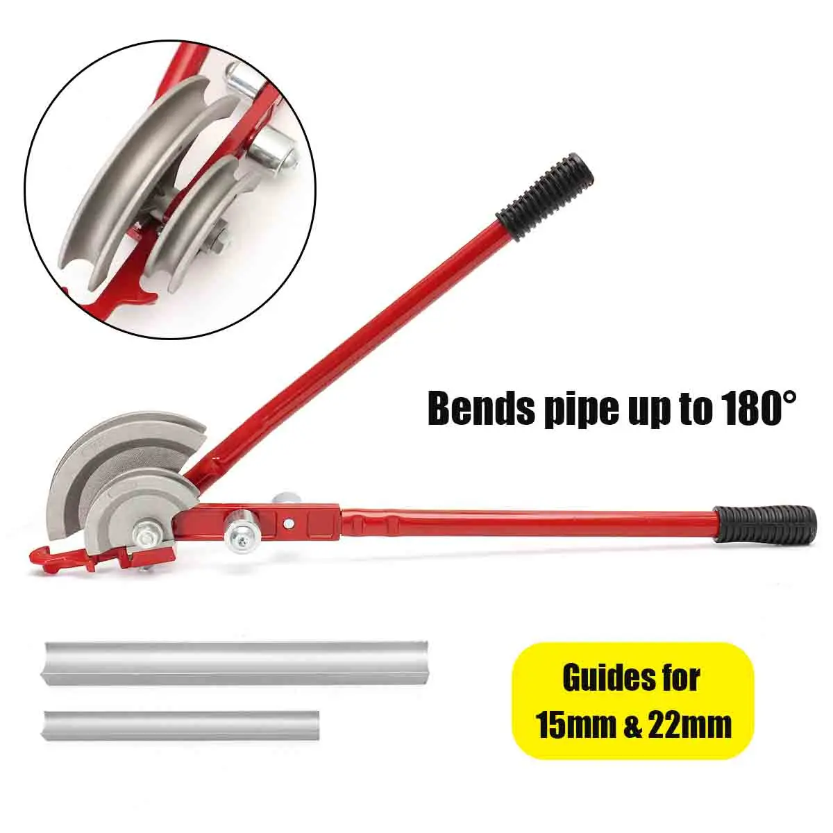 Pipe Tools 2 in 1 180° Handheld Pipe Bender Copper Heavy Duty Tube Bending 15mm/22mm HOT US $94.06