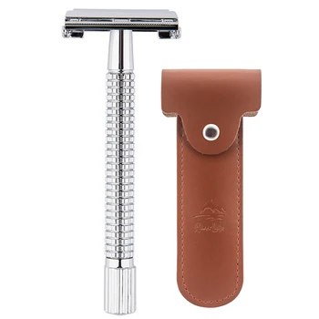 weishi Double Edge Safety Razor Long Handle Butterfly Open Classic ...