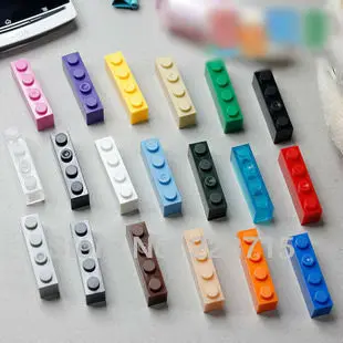 Free Shipping!3010 100pcs*brick 1x4* Diy Enlighten Block Bricks ...