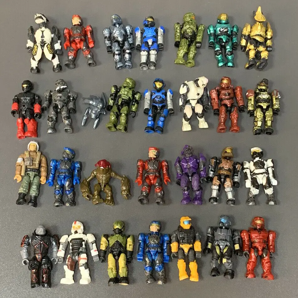 Random 5/10/15/20pcs Mega Bloks Construx Halo Unsc Spartan Master Chief ...