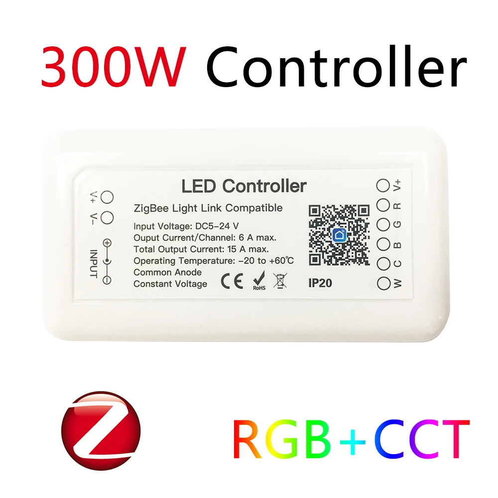 Tuya Zigbee Smart LED Controller RGB+CCT Controller 6pin Light Strip ...