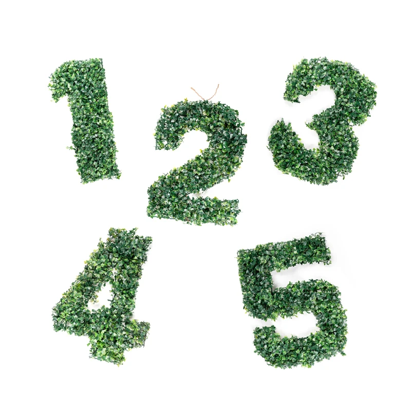3D Plant Number Hang Wall Decoration Birthday Party Background ...
