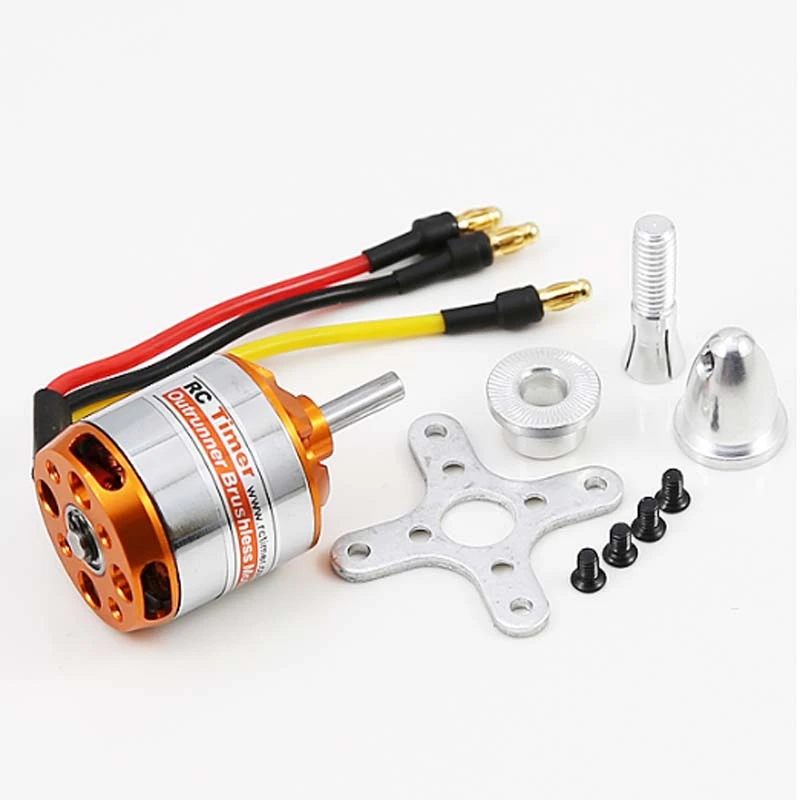 Rctimer 2836 Brushless Motor 750kv 880kv 1120kv 1500kv 4.0 Shaft For Rc ...