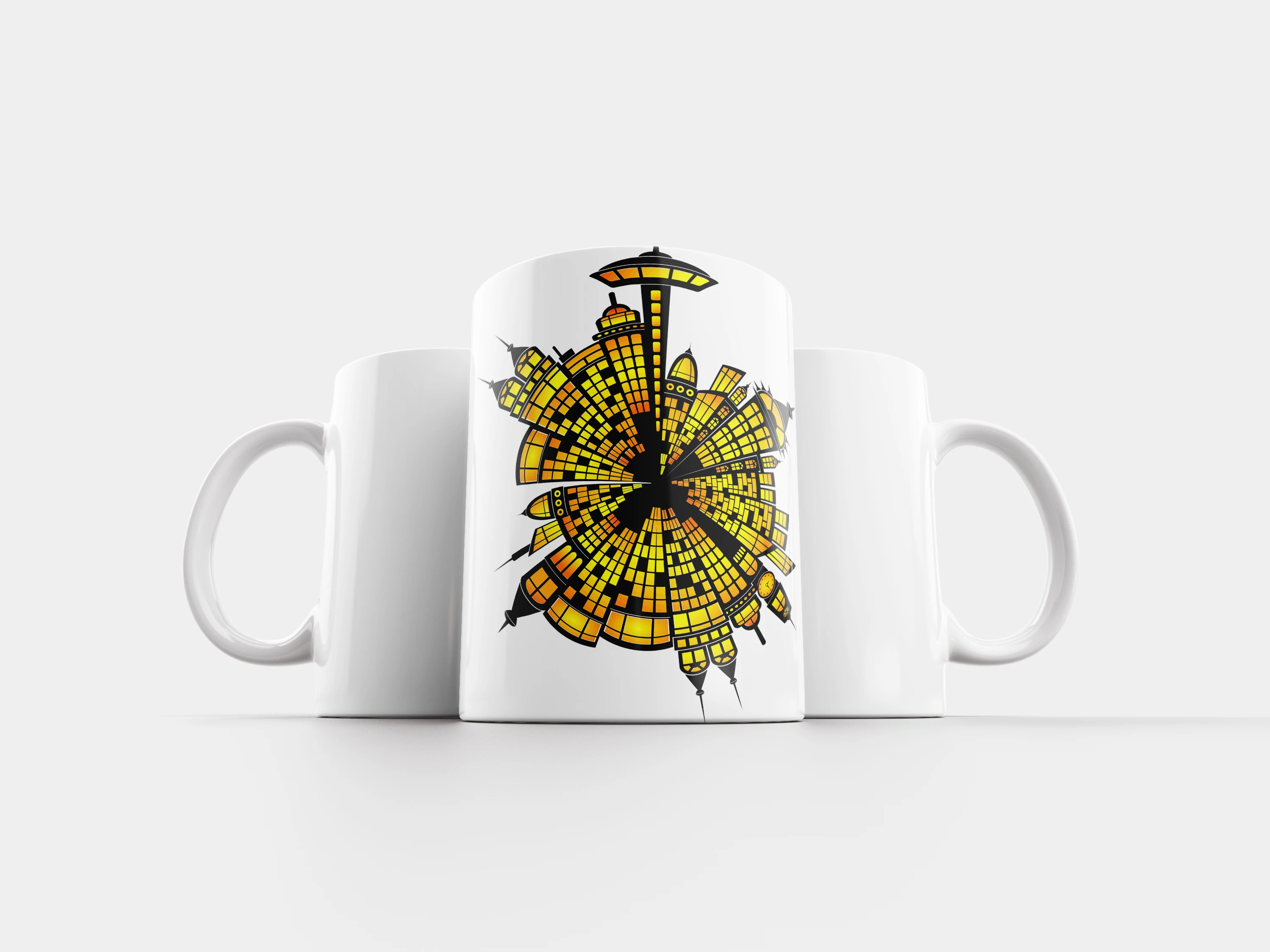 Mug "city, architecture, building" 320 ml mug city architecture ...