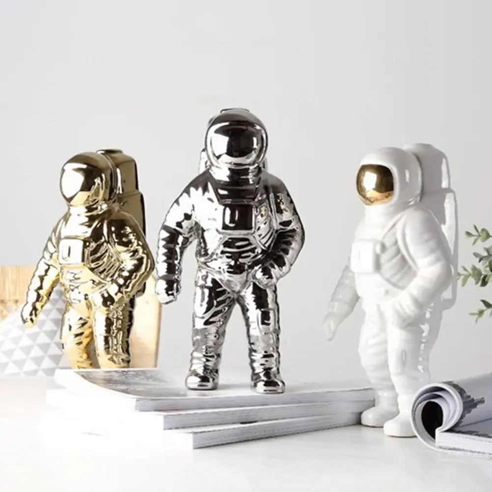 Ceramic crafts spaceman flower arrangement astronaut model Nordic ...