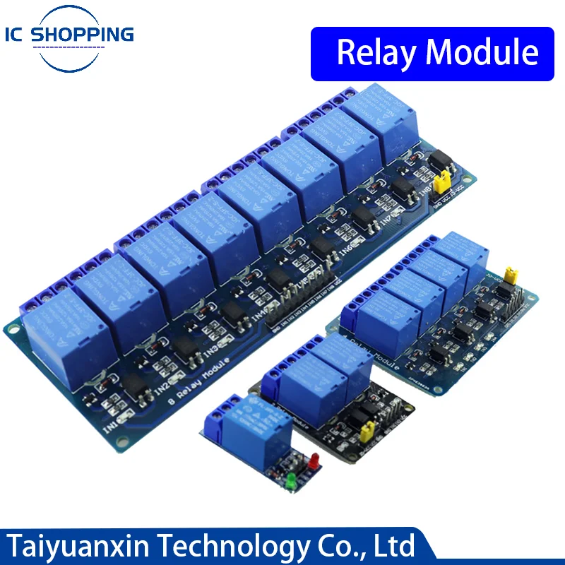 Module De Relais Arduino 5v 12v 24v, 1 Pièce, Optocoupleur, Sortie De ...