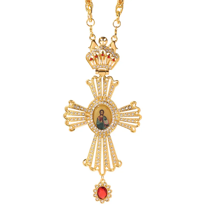 Long-Catholic-Cross-Pendant-Necklace-Jesus-Cross-Pendant-Big-Badge ...