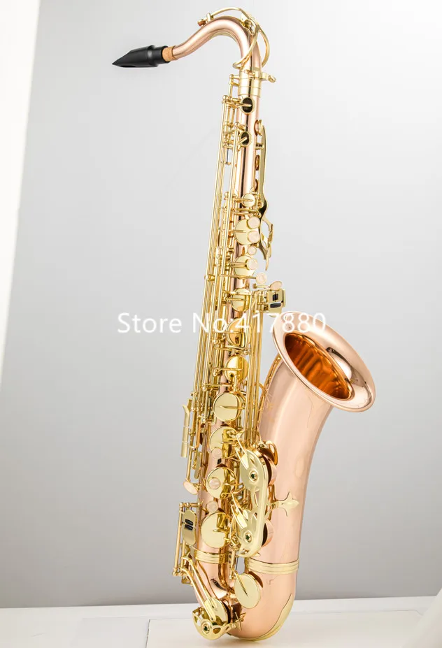 Tenor-Saxophone-Bb-Tune-Red-Copper-Lacquered-Gold-Sax-Beginners-Kit ...