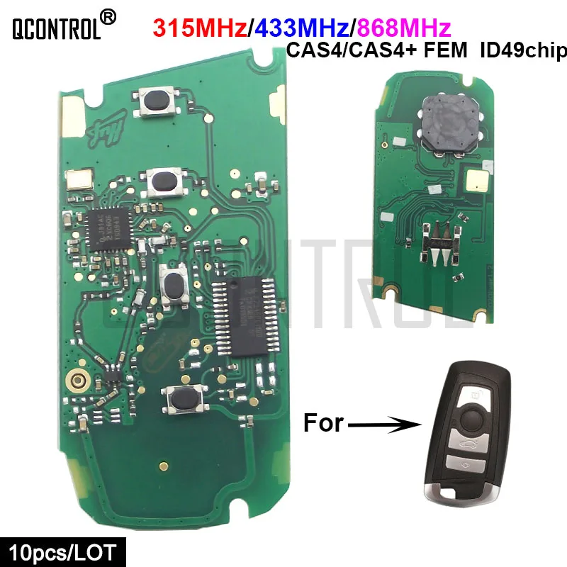 Qcontrol Car Remote Control Smart Key Circuit Board For Bmw 1 3 5 7 ...