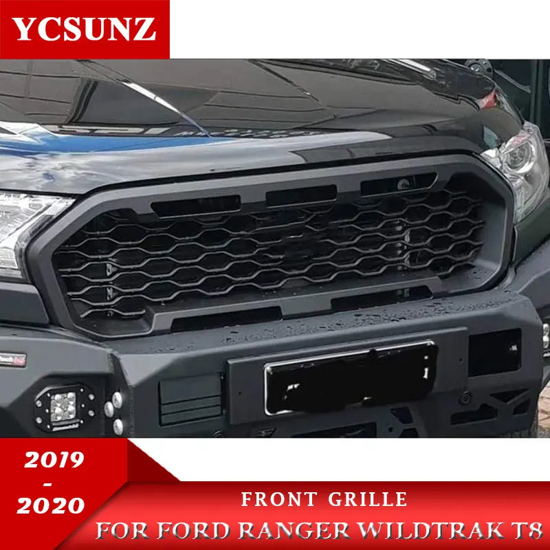 ABS Car Racing Grills With Light Front Grilles Cover Without LED ...