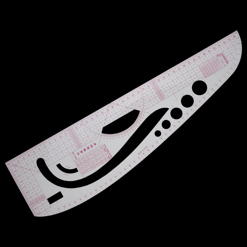 3245-Plastic-Transparent-French-Curve-Ruler-SplIne-Sewing-Patchwork ...