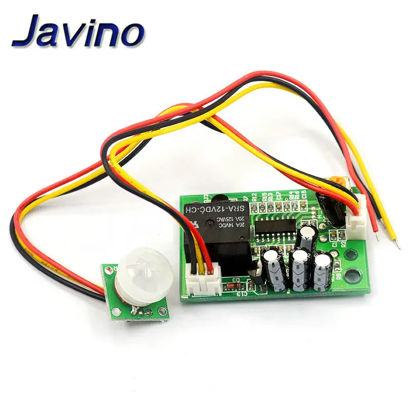 Generic Dc 12v Pir Motion Sensor Relay Module Ir Infrared Human Body ...