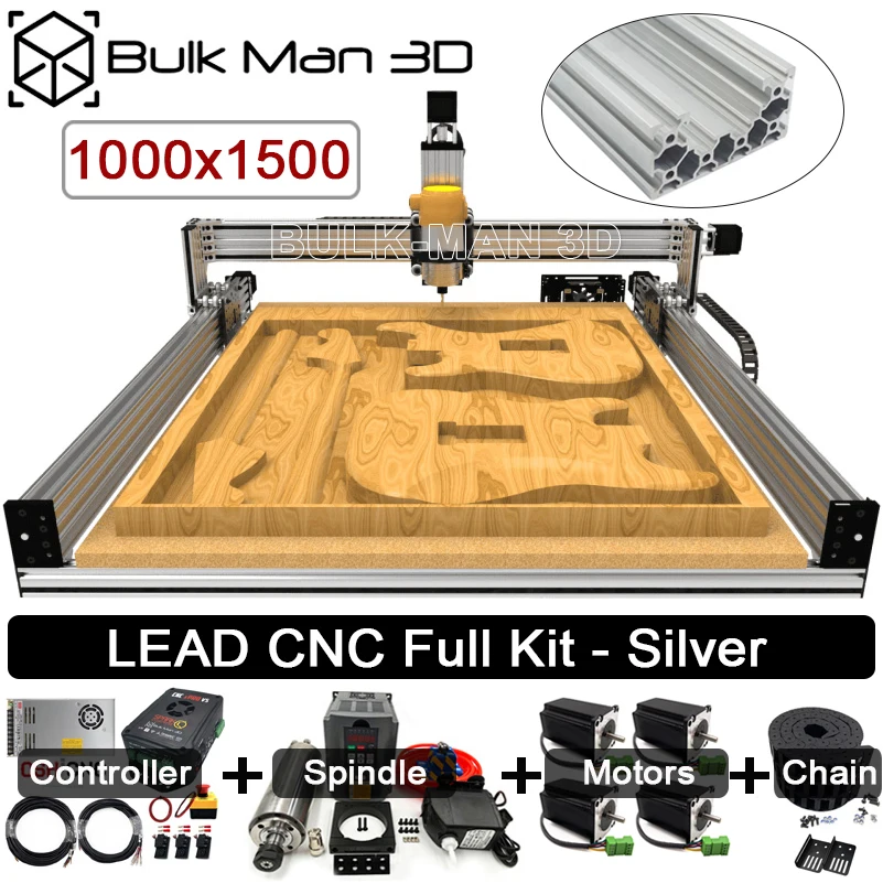 1015 Lead Cnc Full Kit Screw Driven 4 Axis Carving Engraver Complete ...