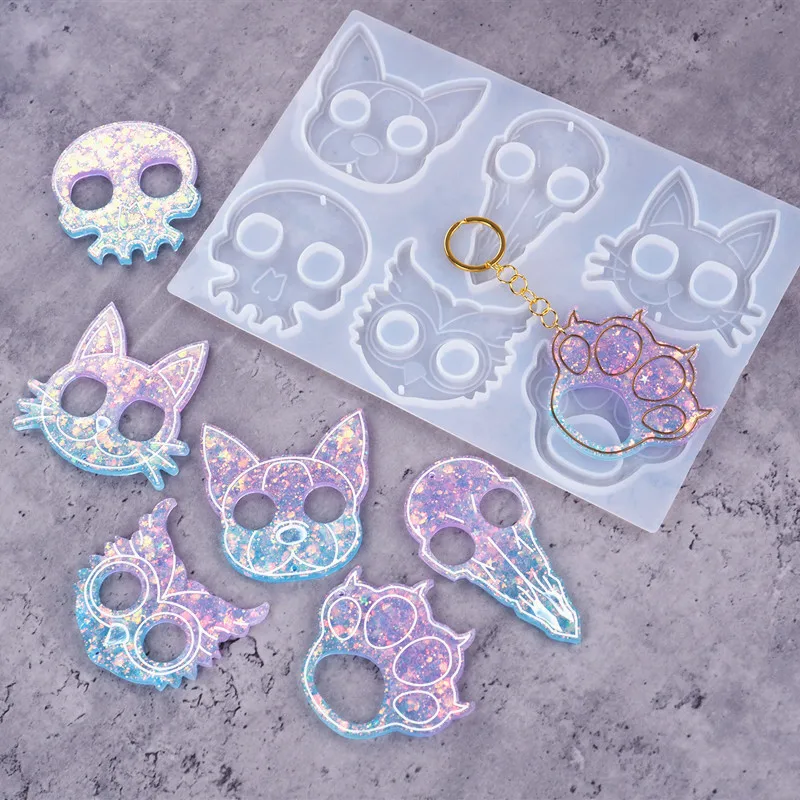 Jewelry & Beauty Storage & Blocking Keychain silicone mold keychain ...