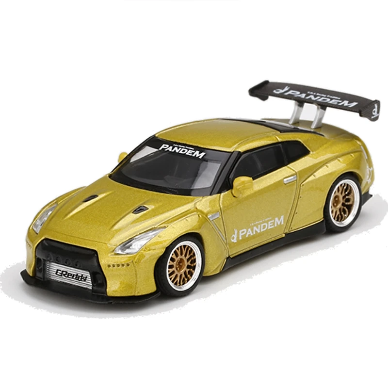1:64 2020 Nissan Gt-r 125 Cosmopolitan Yellow Metal Diecast Alloy Toy ...