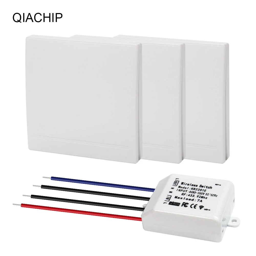 433mhz Ac 110v 220v Wireless Remote Lamp Light Led Bulb Wireless ...