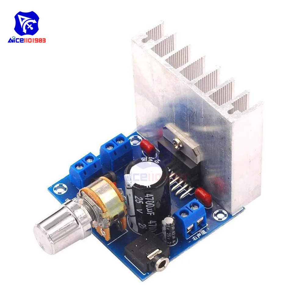 diymore TDA7377 35W+35W Stereo Audio Amplifier Board 2.0 Dual Channel ...