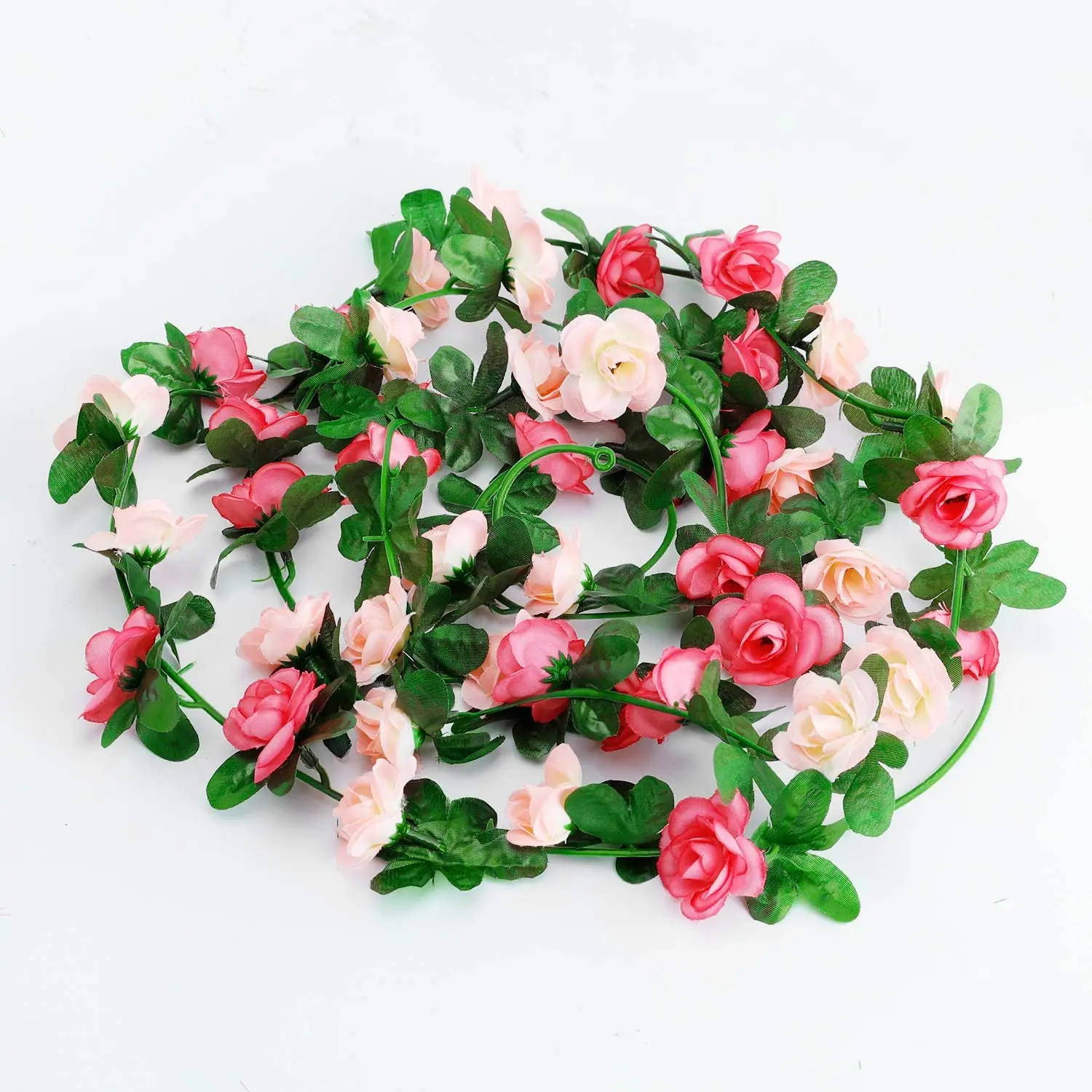 Fausses Fleurs de Vigne,Rose Artificielle,Lierre,Maison,Hôtel,Bureau ...