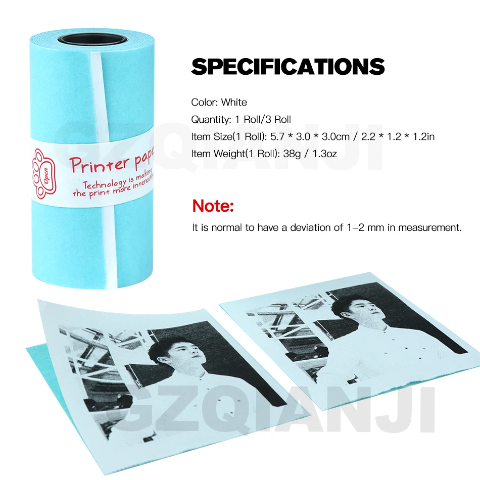 Toutes nos imprimantes,Papier autocollant thermique sensible à la ...