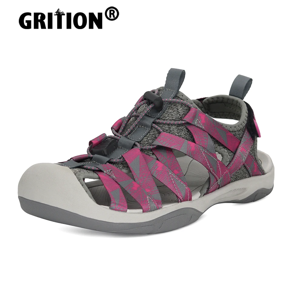 Grition Womens Sandals Outdoor Trekking Shoes Non-slip Casual Hiking ...