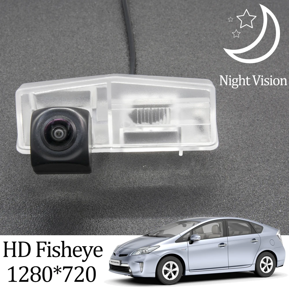 Owtosin HD 1280*720 Fisheye Rear View Camera For Toyota Prius 2010 2011 ...