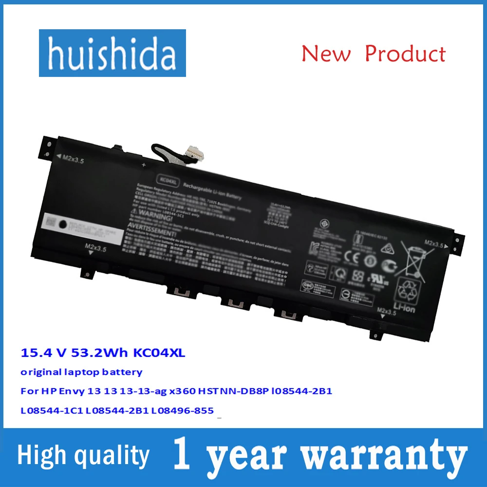 15.4V 53.2Wh KC04XL original laptop battery for HP Envy 13 13 ag ...