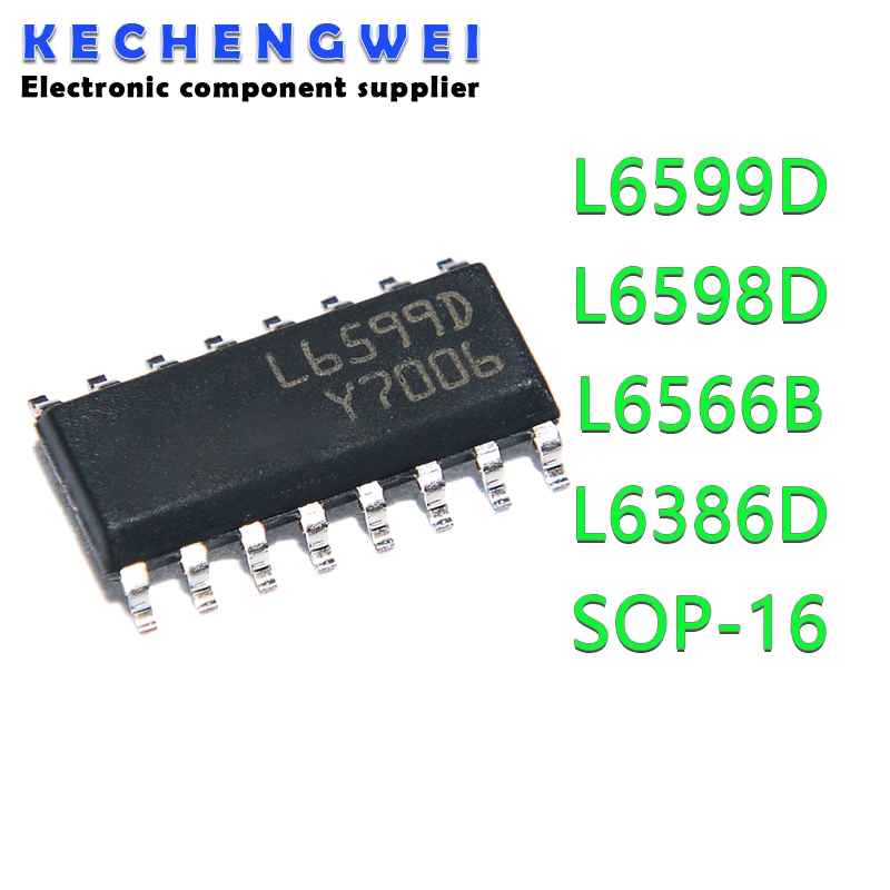 5pcs-L6599DTR-L6599D-L6599-SMD-L6599AD-SOP-16-L6598D-L6598-L6566B-L6566 ...
