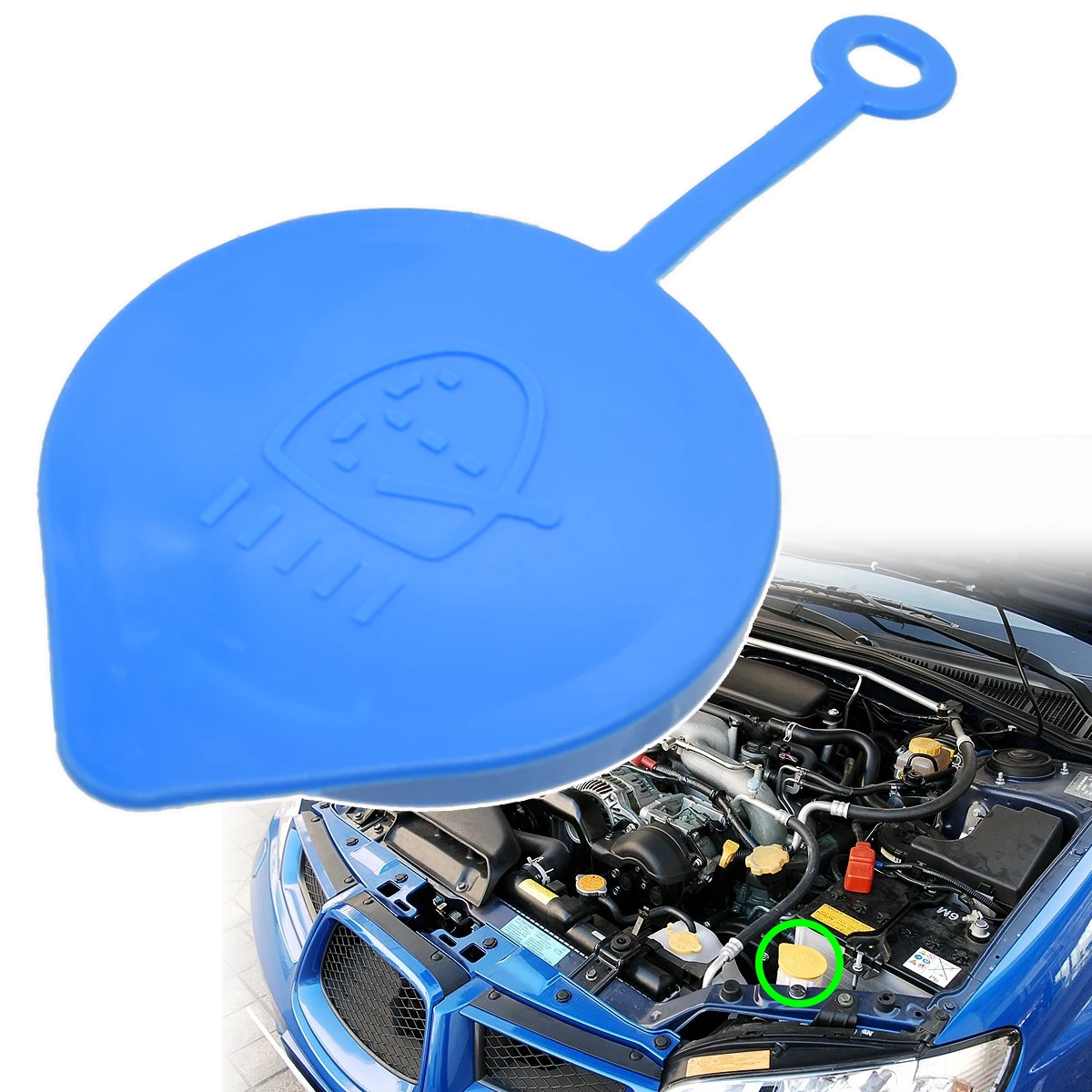 Car Windscreen Wiper Washer Fluid Reservoir Tank Bottle Lid Cap Cover ...