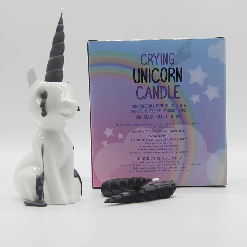 Crying Unicorn Candle | Unicorn Candle Holder | Crying Candle Holder ...