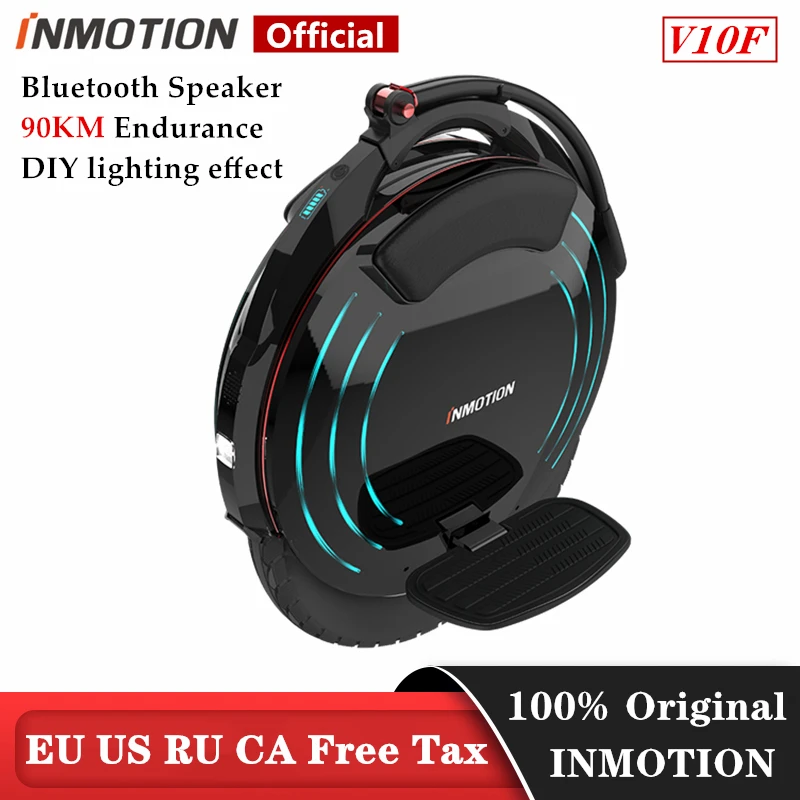 Inmotion 오리지널 V10f 스마트 밸런스 스쿠터 싱글 휠 외발 자전거 전기 스쿠터 고속 스쿠터 오프로드셀프 균형