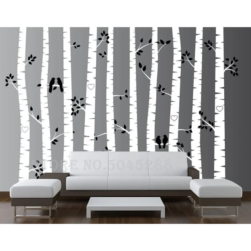 Birch Tree Forest Decal