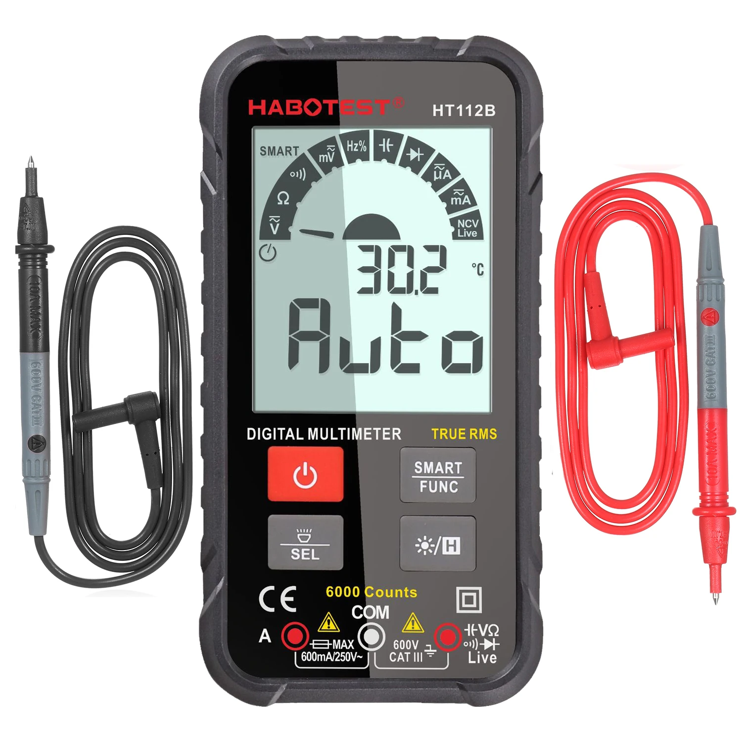 HABOTEST-HT112B-Generation-600V-Smart-Intelligent-Digital-Multimeter ...
