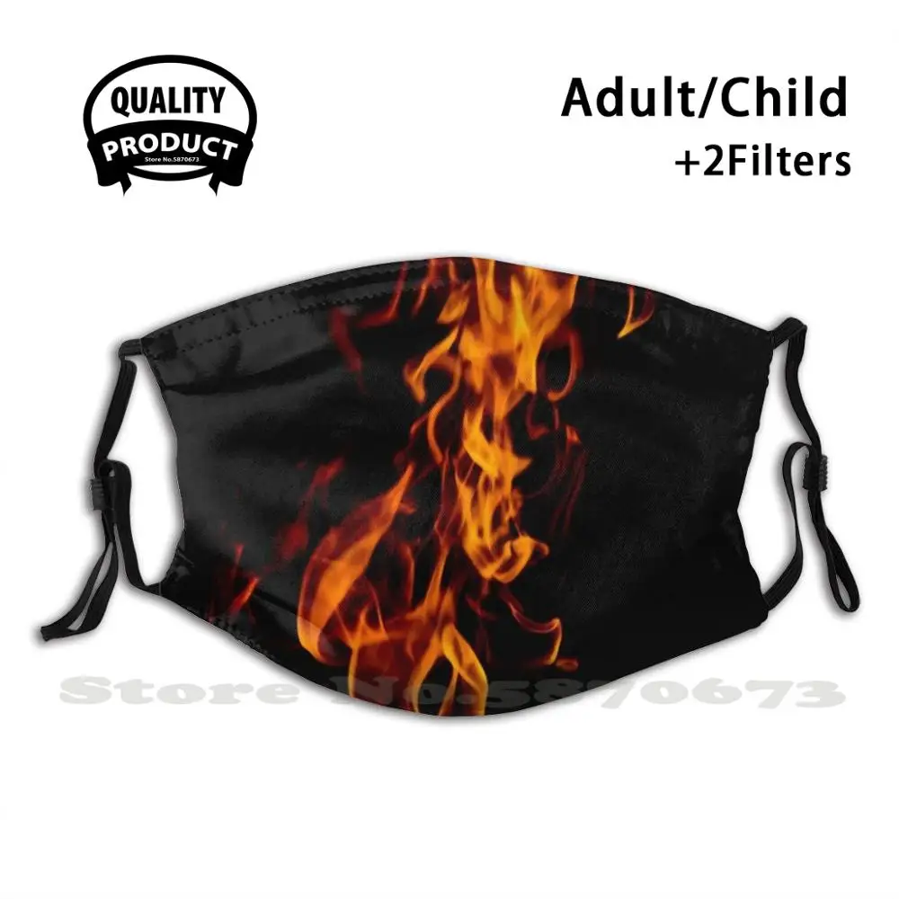 In-Flames-Photography-Fashion-Mouth-Masks-Filter-Adult-Kids-Face-Mask ...