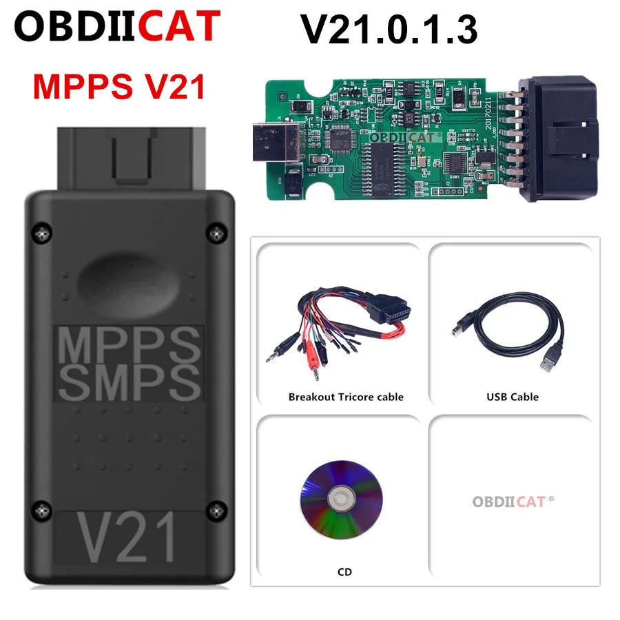 OBDIICAT OBD2 MPPS V21 EDC15 EDC16 EDC17 용 자동 ECU 칩 튜닝 인터페이스는 장치를 잠그지 ...