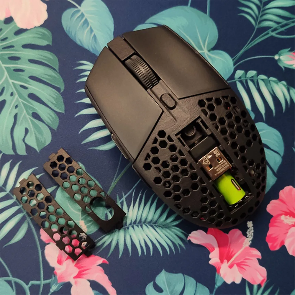 Logitech G304 용 공기 하단 경량 52g, 수정 된 케이스, 플라스틱 무게 감소 경량 3D 인쇄 샤코 주변 기기 ...