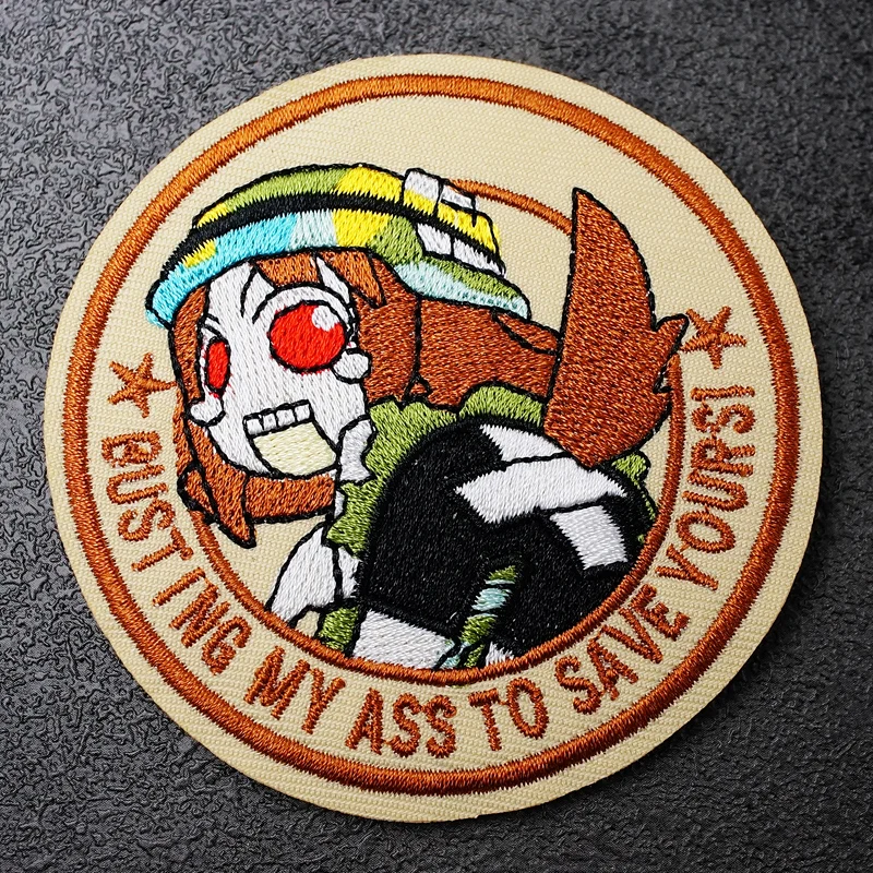 Cartoon Size:7.8x7.8cm Cloth Patch Embroidered Applique Sewing Clothes ...