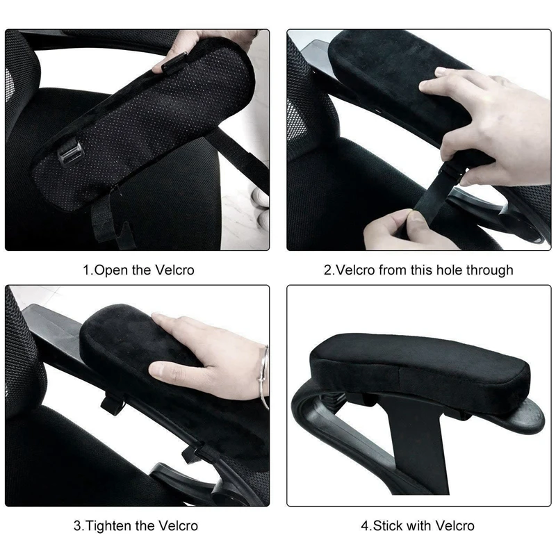 LBER almohadilla para Reposabrazos de Silla, cubierta cómoda de espuma ...