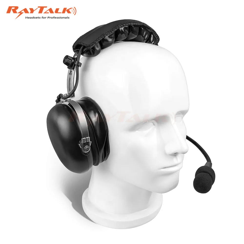 Airplane Headset with Noise Cancelling Mic, Stereo MP3 Support ...