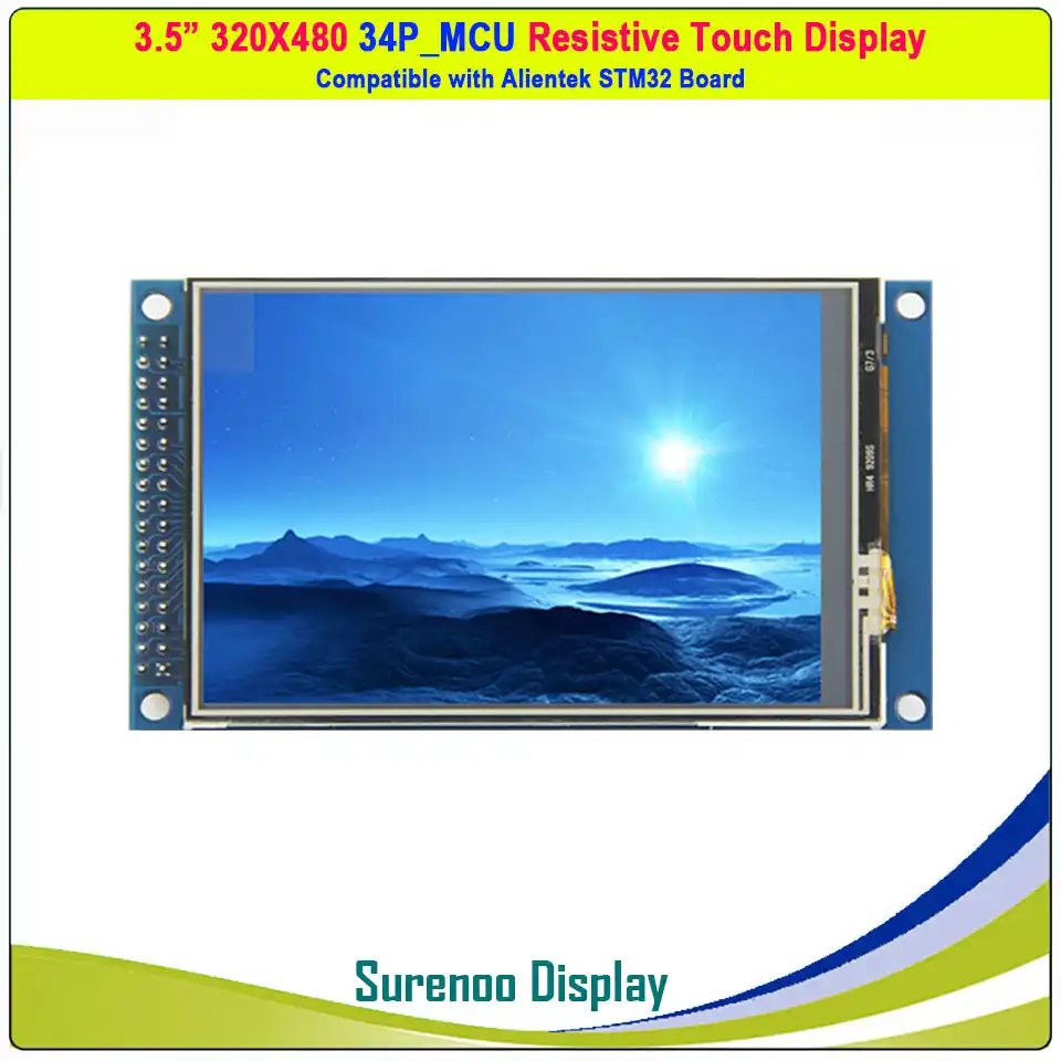 3.5 inch 480*320 16 Bit Parallel MCU ILI9486 TFT LCD Module Display Screen w/ XPT2046 Resistive ...