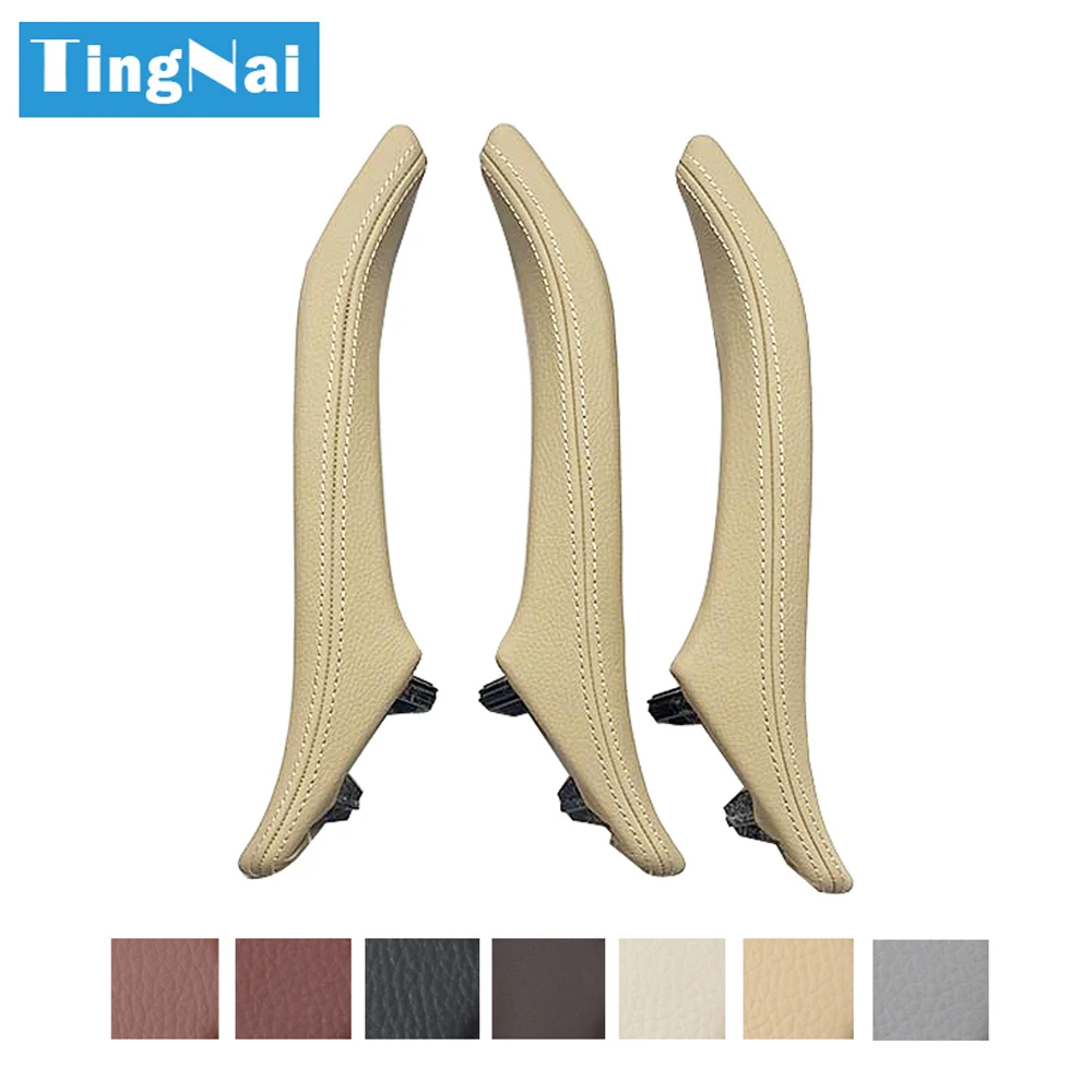 Lhd Rhd Quality Leather Interior Door Pull Handle Assembly For Bmw 5 ...