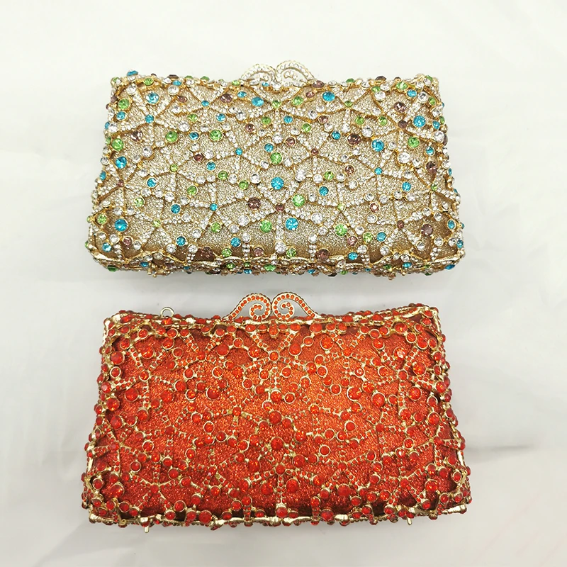 Orange-Gold-15-Colors-Crystal-Evening-Clutch-Bag-New-Luxury-Designer ...