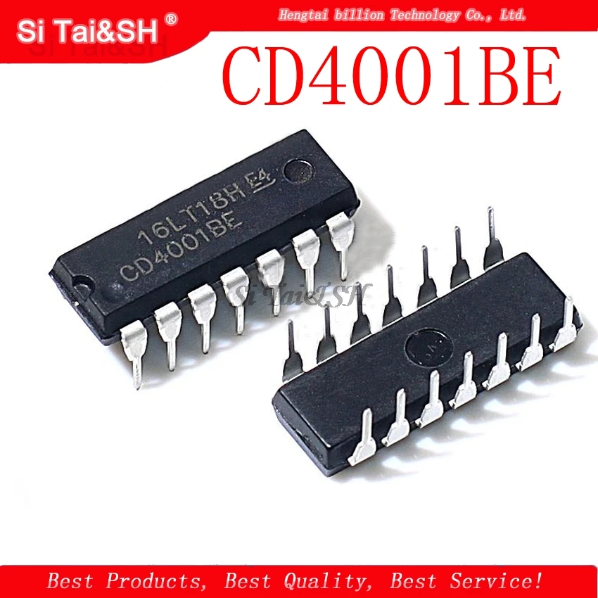 20 unids/lote CD4001 CD4001BE HEF4001 HCF4001 DIP 14|Circuitos ...