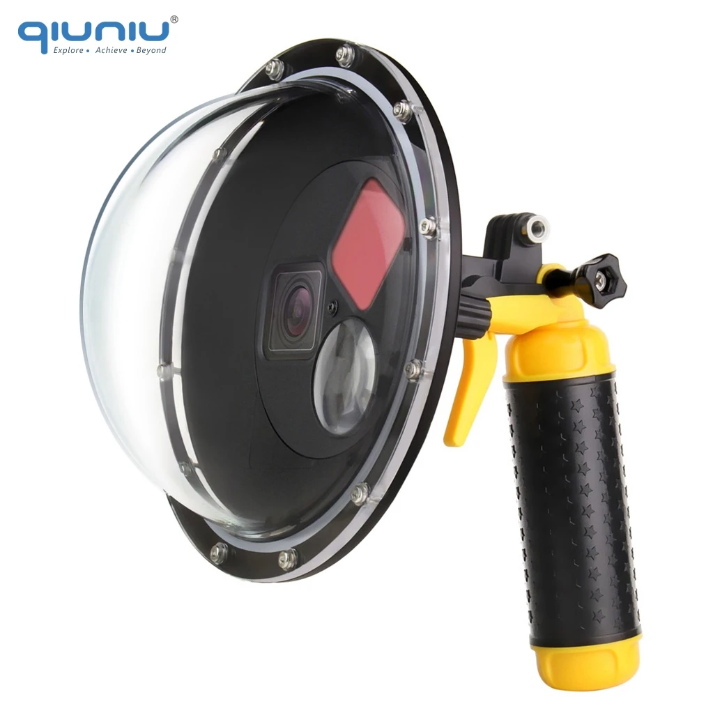 QIUNIU 60m Underwater Filter Switchable Dome Port for GoPro Hero 7 6 5 ...