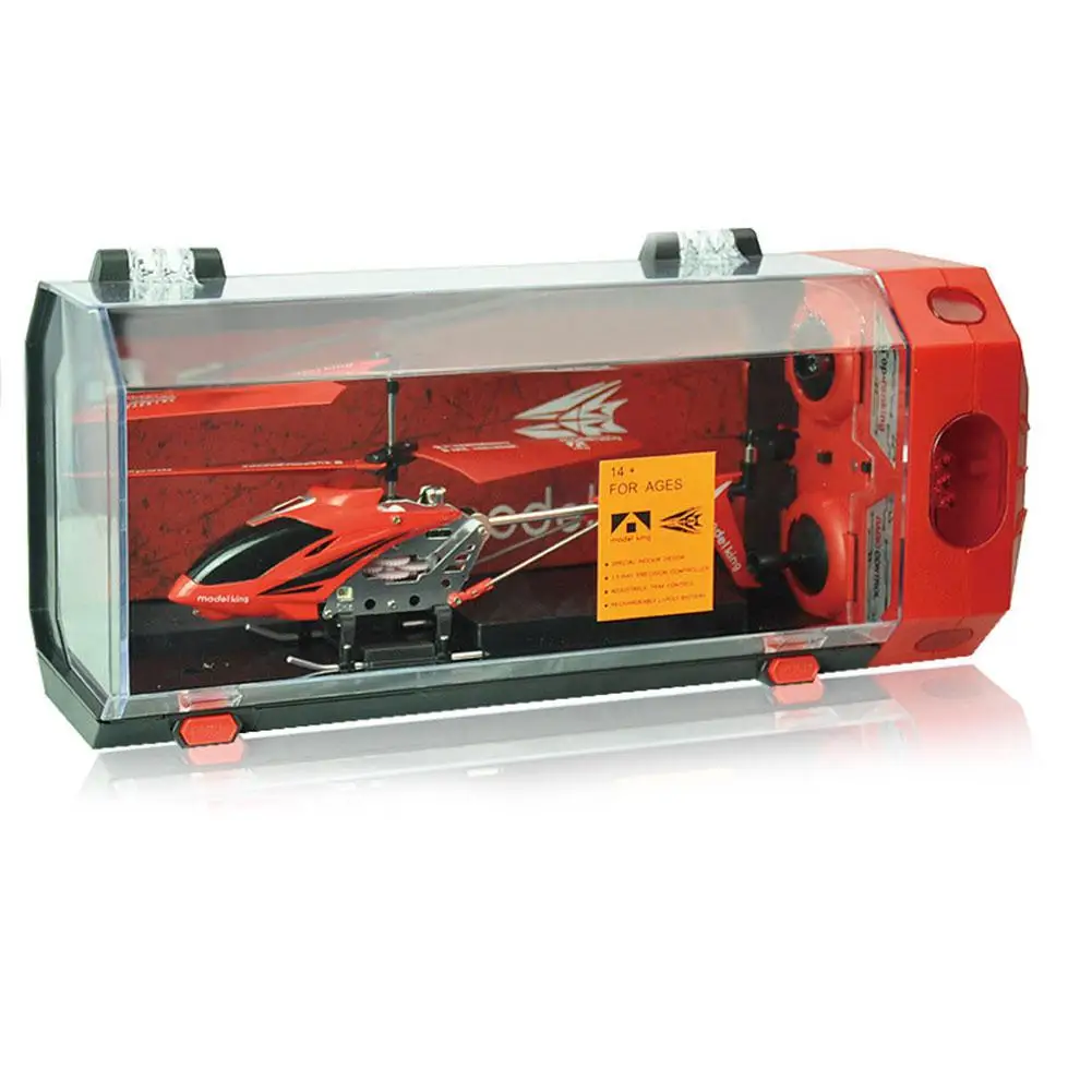 3.5 Channel Alloy Crash Resistant Mini RC Helicopter with Gyroscope and ...