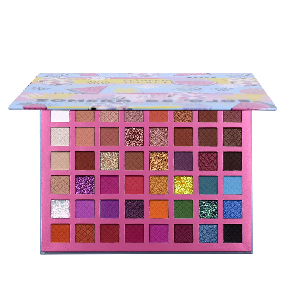 42 Colors Makeup Pressed Eyeshadow Glitter Shimmer Matte Eyeshadow ...