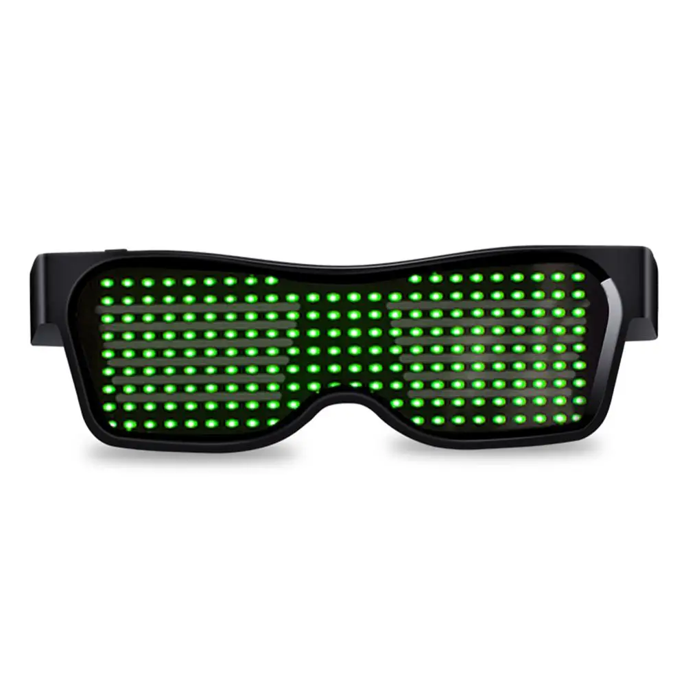 Programmable Bluetooth LED Glasses Led Display Message Glasses for Raves Festival AliExpress