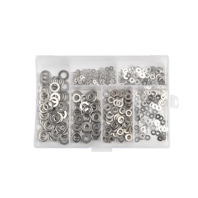 RONDELLE,--Kit'assortiment de joints de rondelle plats en acier ...
